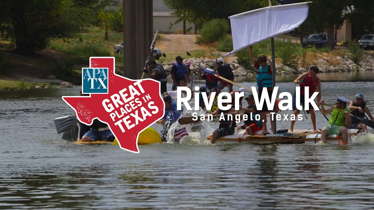 Concho River Walk: San Angelo, Texas - YouTube