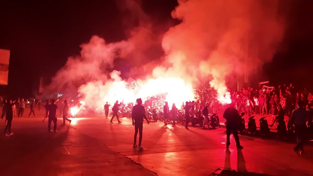 ULTRAS PERSIKABO CURVA SUD ️PYROSHOW‼️ upcs ultraspersikabo | 48th ...