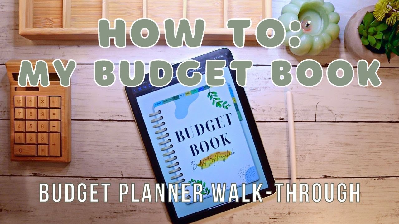 How To Use My Budget Book | Undated Budget-By-Paycheck Planner ...