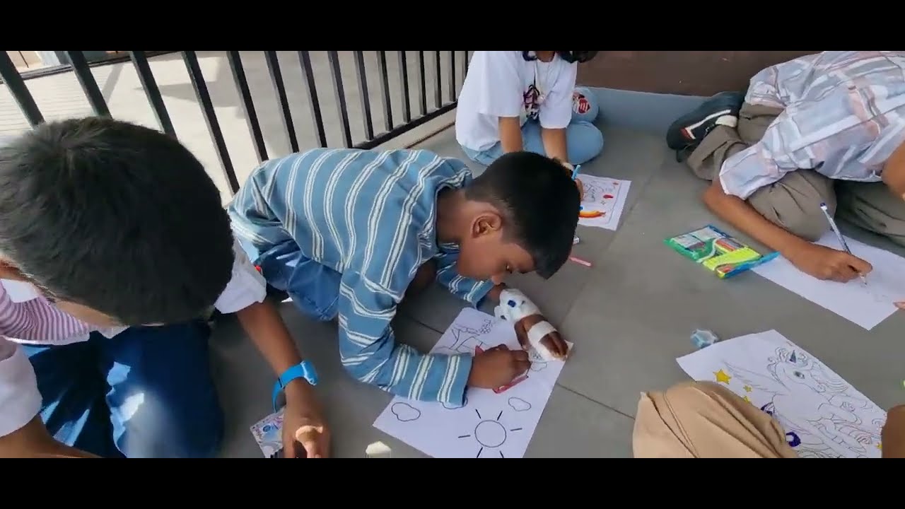 kids colouring competition - YouTube