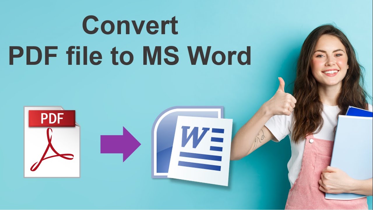 How to Convert PDF to Word - YouTube