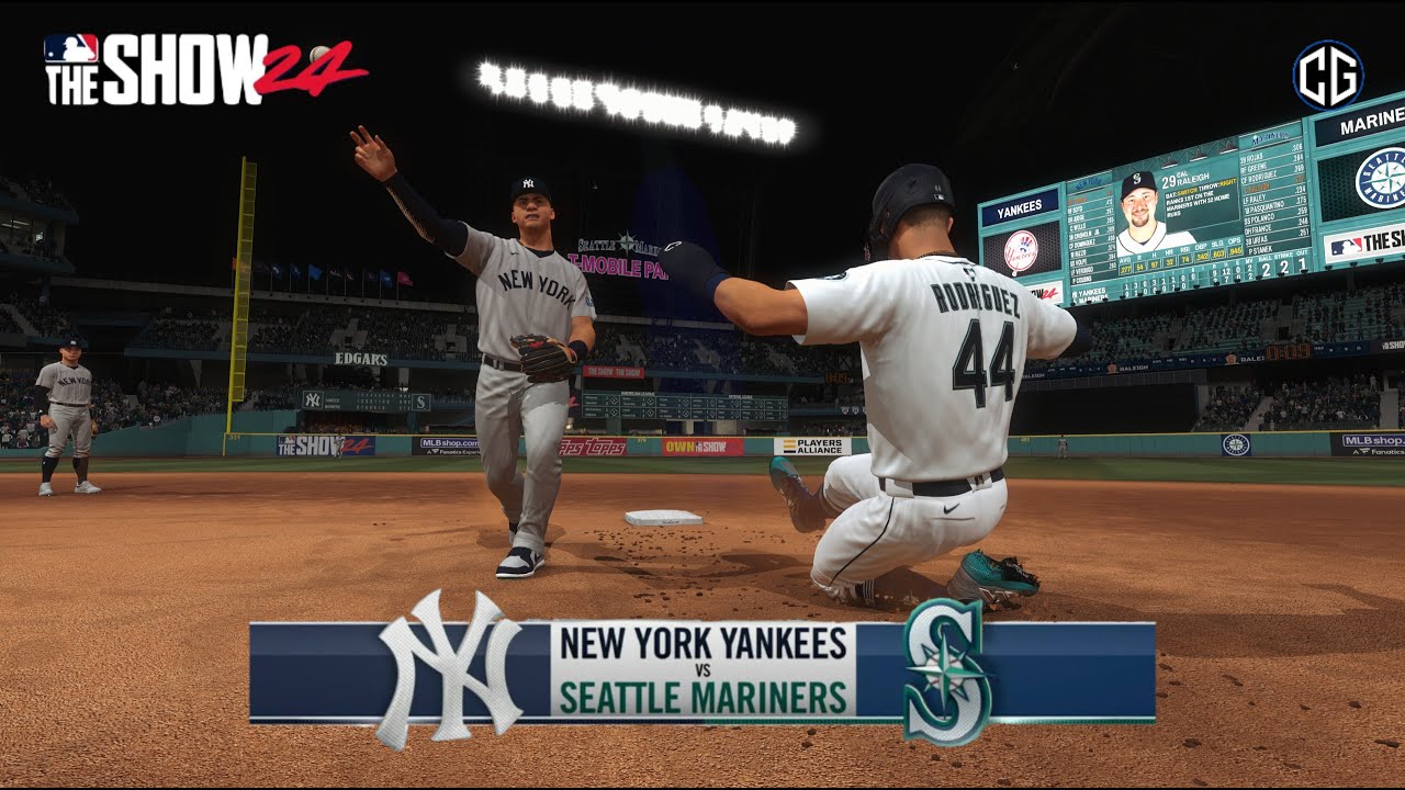 New York Yankees vs. Seattle Mariners | MLB The Show 24 Game 151 - YouTube