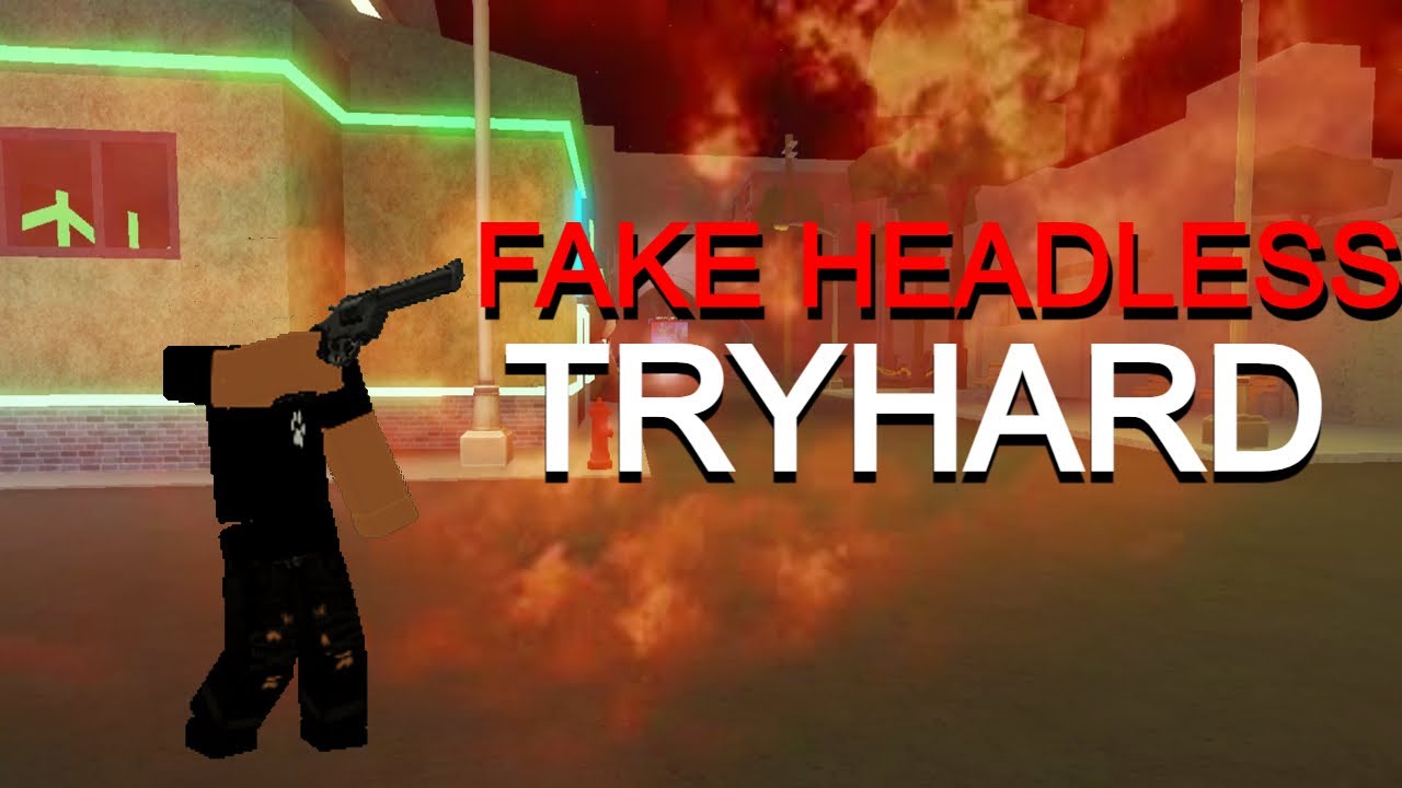 RADING AS A FAKE HEADLESS IN DA HOOD - YouTube