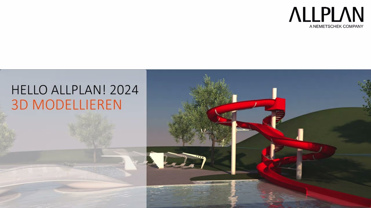 Hello Allplan! 2024 - 3D Modellieren - YouTube