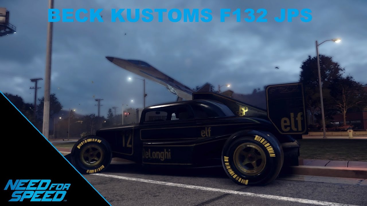 NEED FOR SPEED 2015-BECK KUSTOMS F132 | JOHN PLAYER SPECIAL - YouTube