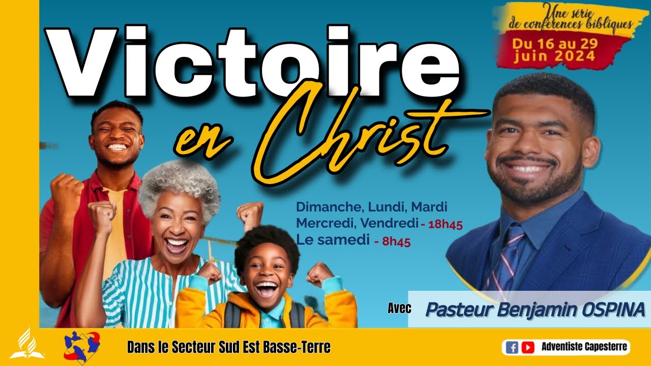 Samedi 29 Juin 2024 - " Destination Finale " Pasteur Benjamin OSPINA ...