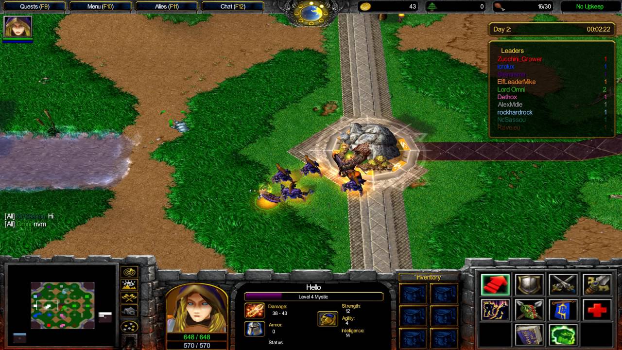 Warcraft 3 TFT - Dominions of War #9 - YouTube