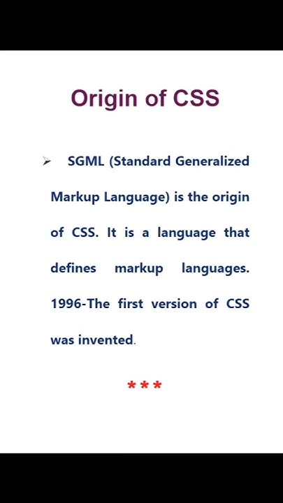 Css Origin 🤠 Htmlcssjavascript Htmltutorial Csstutorial Htmlcss Coding Importantquestions