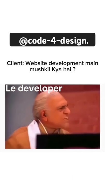 Developer. #developer #memes #funny #shorts #meme #programmer #foryou #designer #coder - YouTube