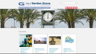 City of Garden Grove Launches New Website