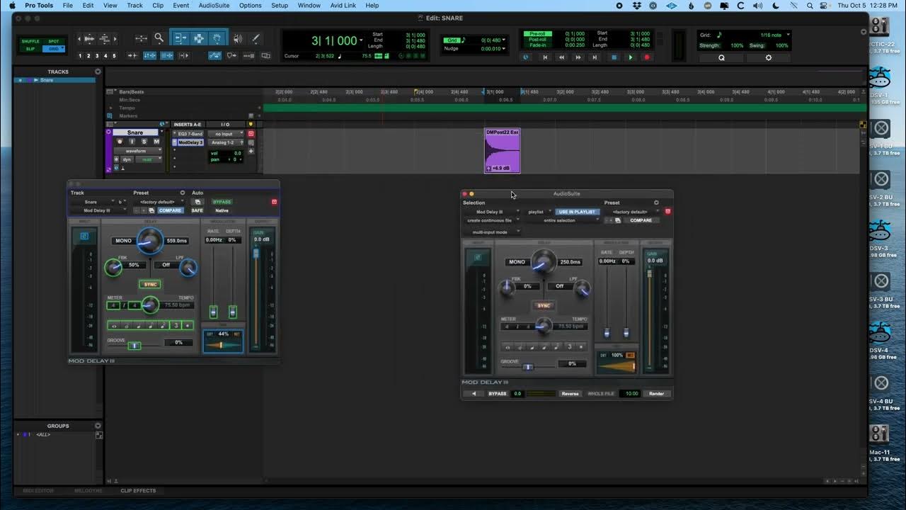 Pro Tools 101: 5 - Plugin Basics - YouTube