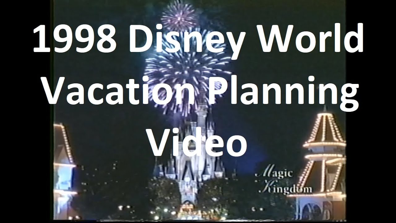1998 Disney World planning Video w/Animal Kingdom sneak peak - YouTube