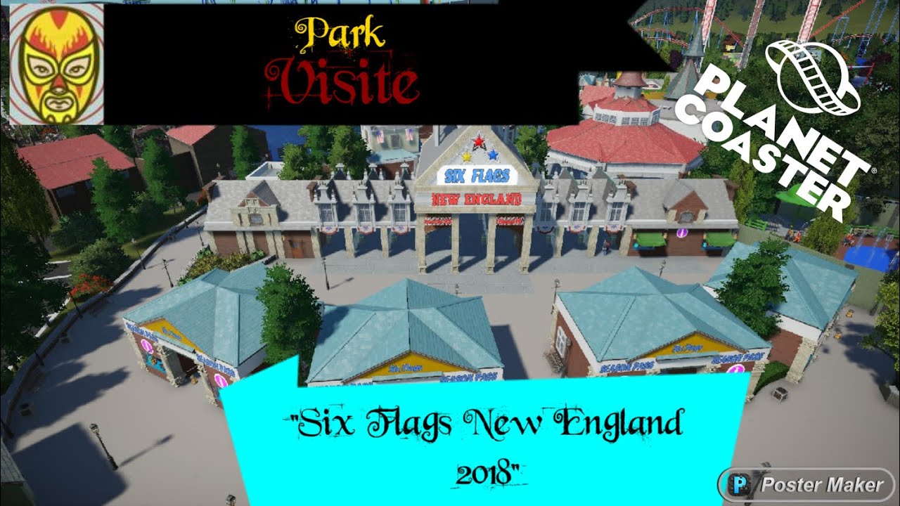 Planet Coaster / Park Visite "Six Flags New England" - YouTube