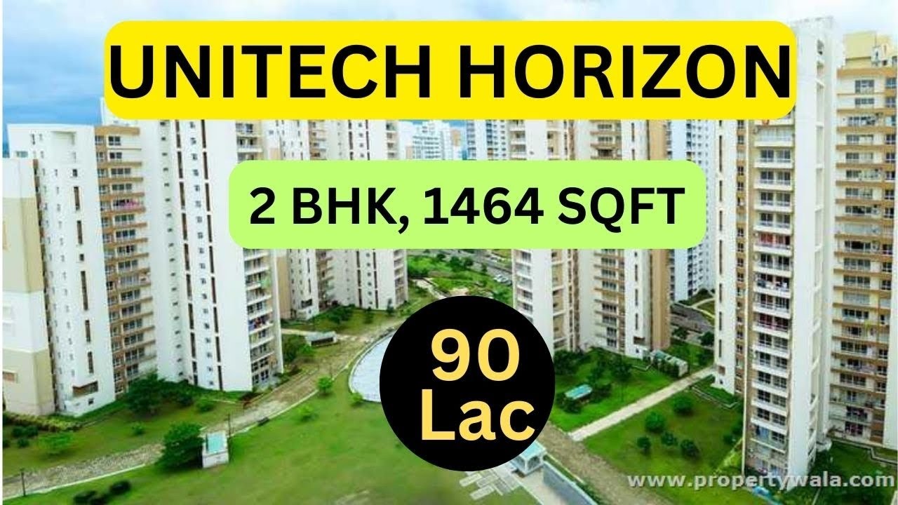 Unitech Horizon| 2Bhk, 1464 sqft |Ready to move| Luxurious Flat|🔴offer ...