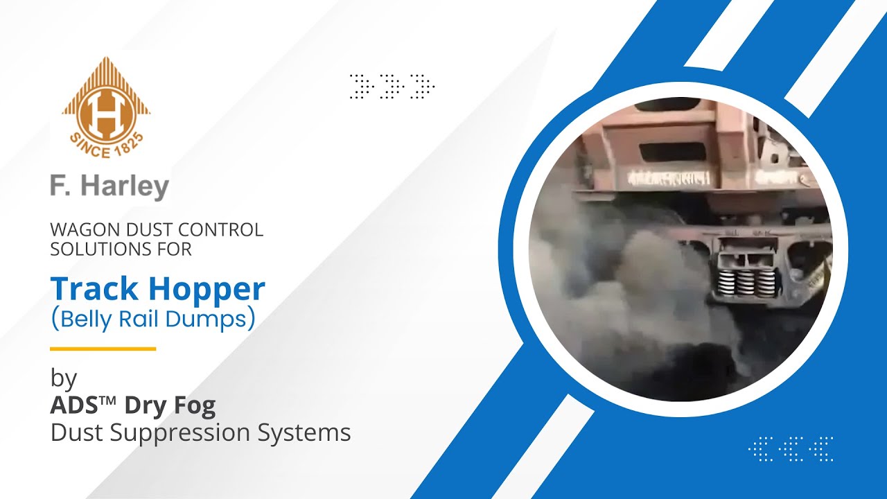 Track Hoppers (Belly Rail Dumps) Dust Control with ADS™ Dry Fog | F ...
