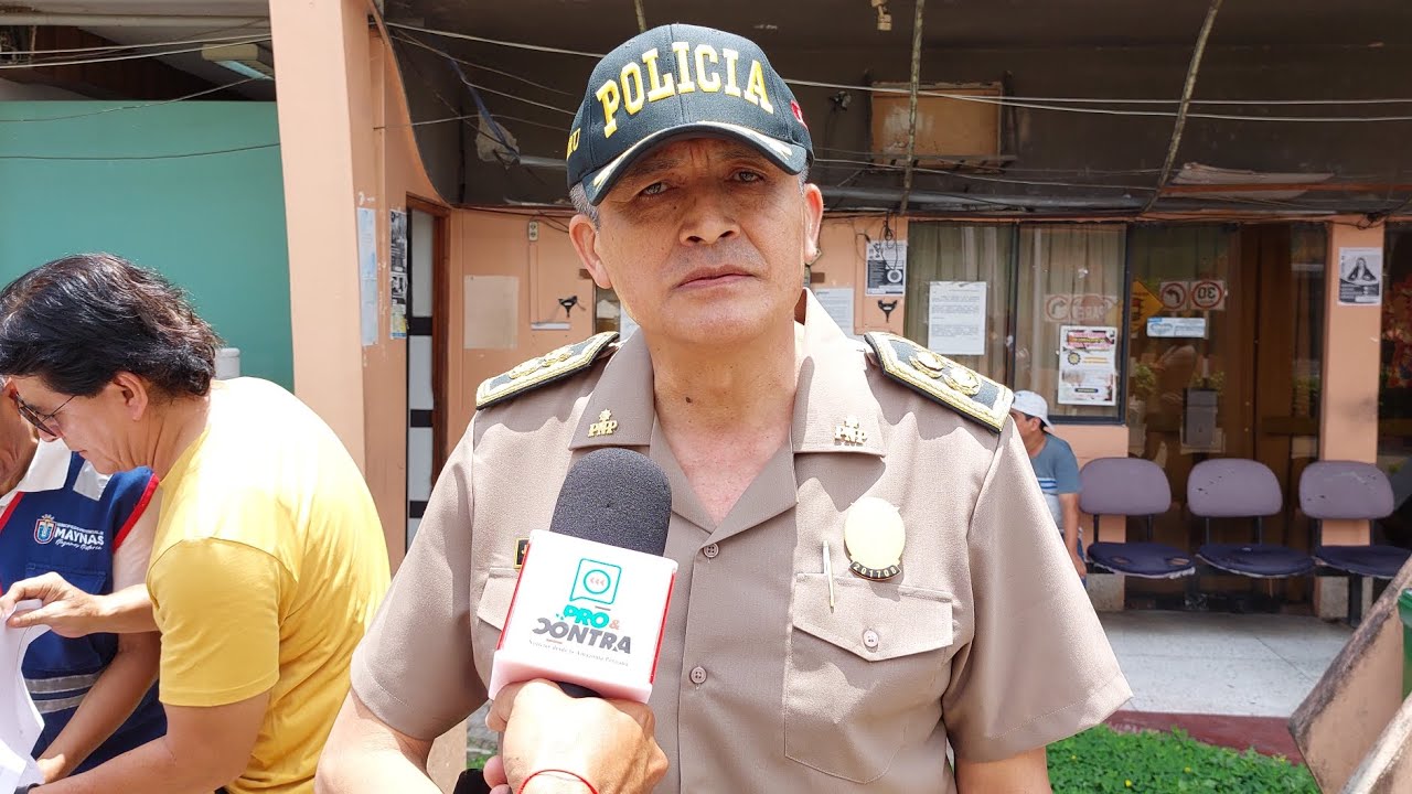 En exclusiva para Pro&Contra, el general de la policía José Mercedes ...