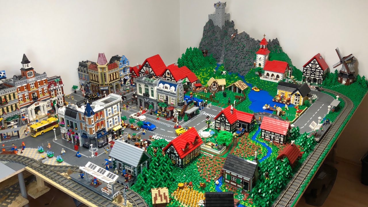 Lego Stadt im Überblick - 10.000 Abonnenten-Special - YouTube