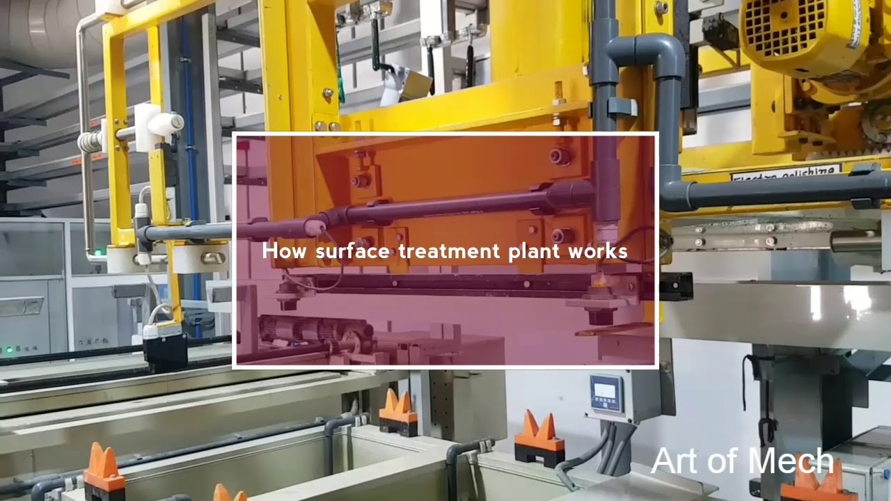 How surface treatment plant works - YouTube
