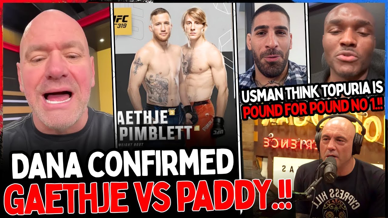 Justin Gaethje vs Paddy Pimblett Fight Leak | Kamaru Usman Calls Ilia ...