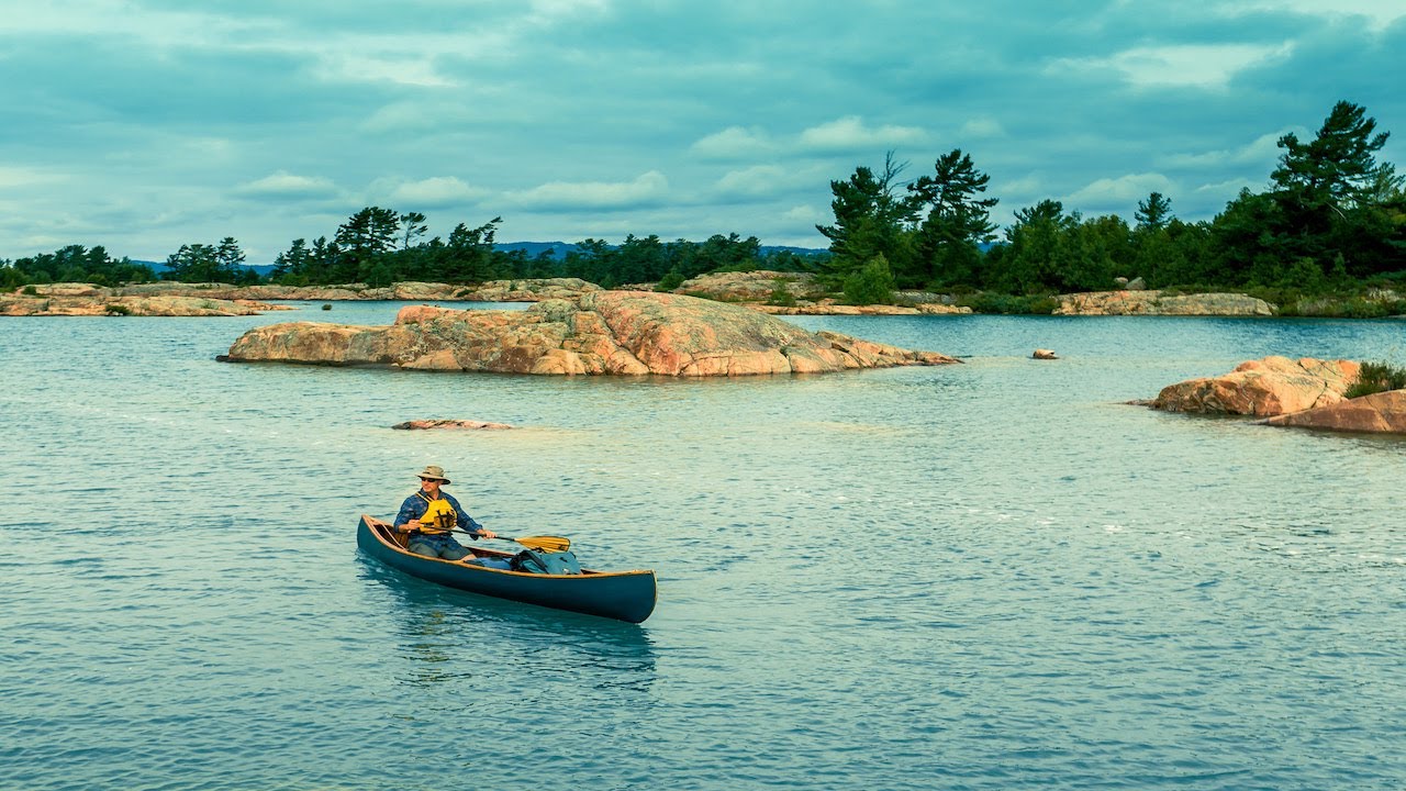 An Evening Paddle in Collins Inlet, Georgian Bay - YouTube