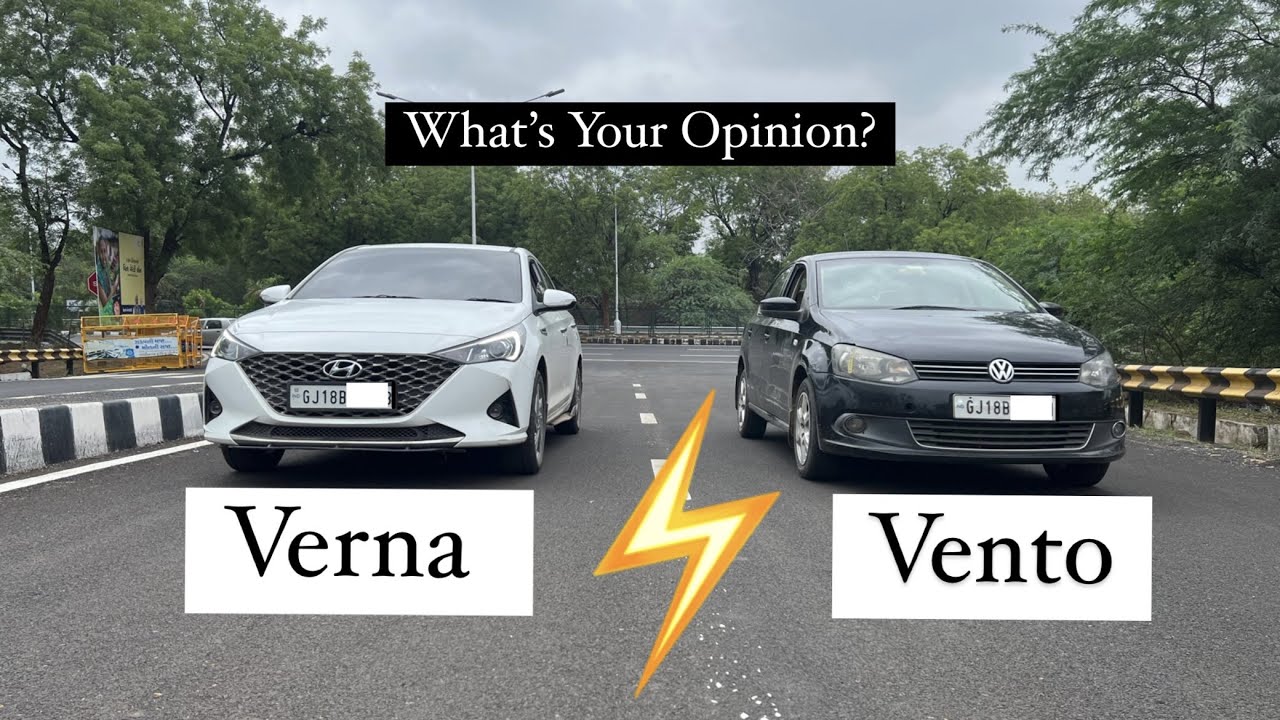Volkswagen Vento Vs Hyundai Verna | Drag Race🥵| Verna का क्या POWER हे ...