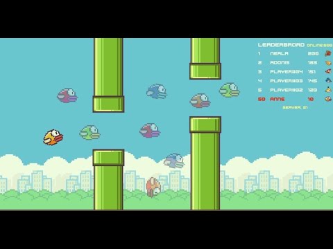 Flappy Bird Multiplayer New Version - YouTube