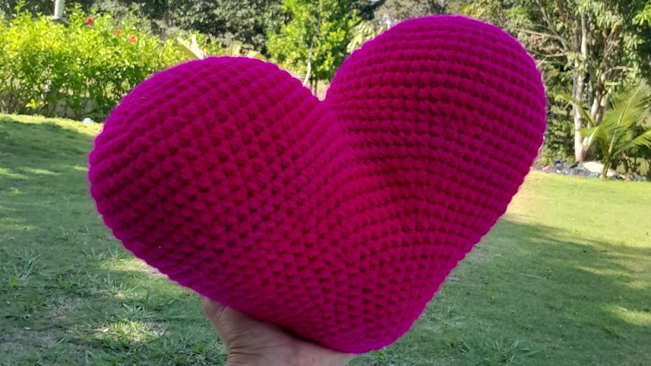 CORAZON GIGANTE ♥️ 30 CM/fácil para principiantes 💖 - YouTube