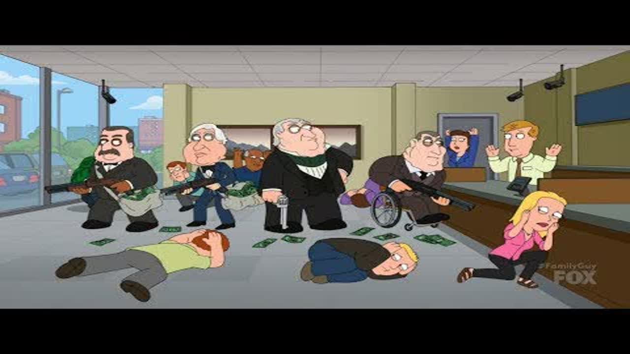 Family Guy - Bank Robbery - YouTube
