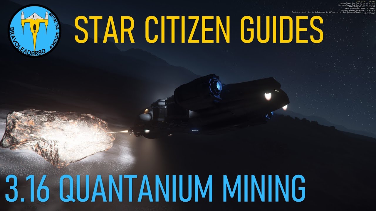 3.16 QUANTANIUM Mining guide in Star Citizen - YouTube