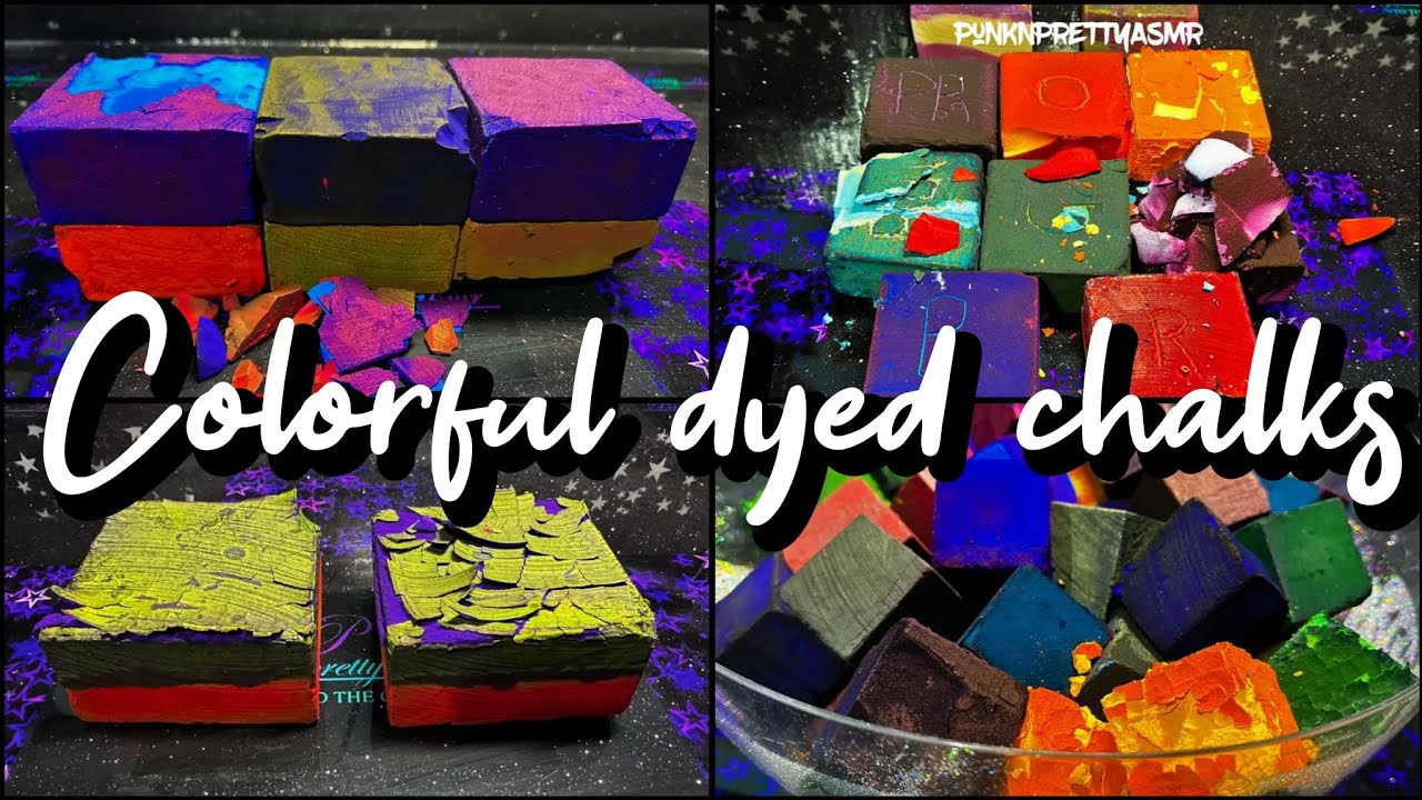 VIBRANT DUSTY COLORFUL DYED CHALK gymchalk crushes🌪️🌈 ...