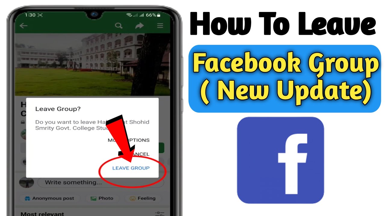 How To Leave a Group On Facebook ( update 2023) | Leave Facebook group ...