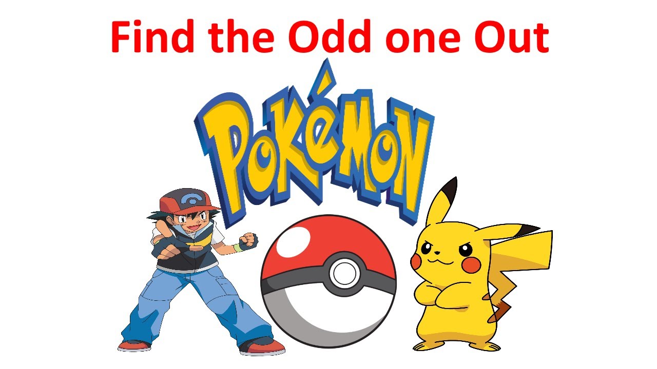 Spot the ODD ONE OUT | POKEMON QUIZ | Can you find them all? | - YouTube