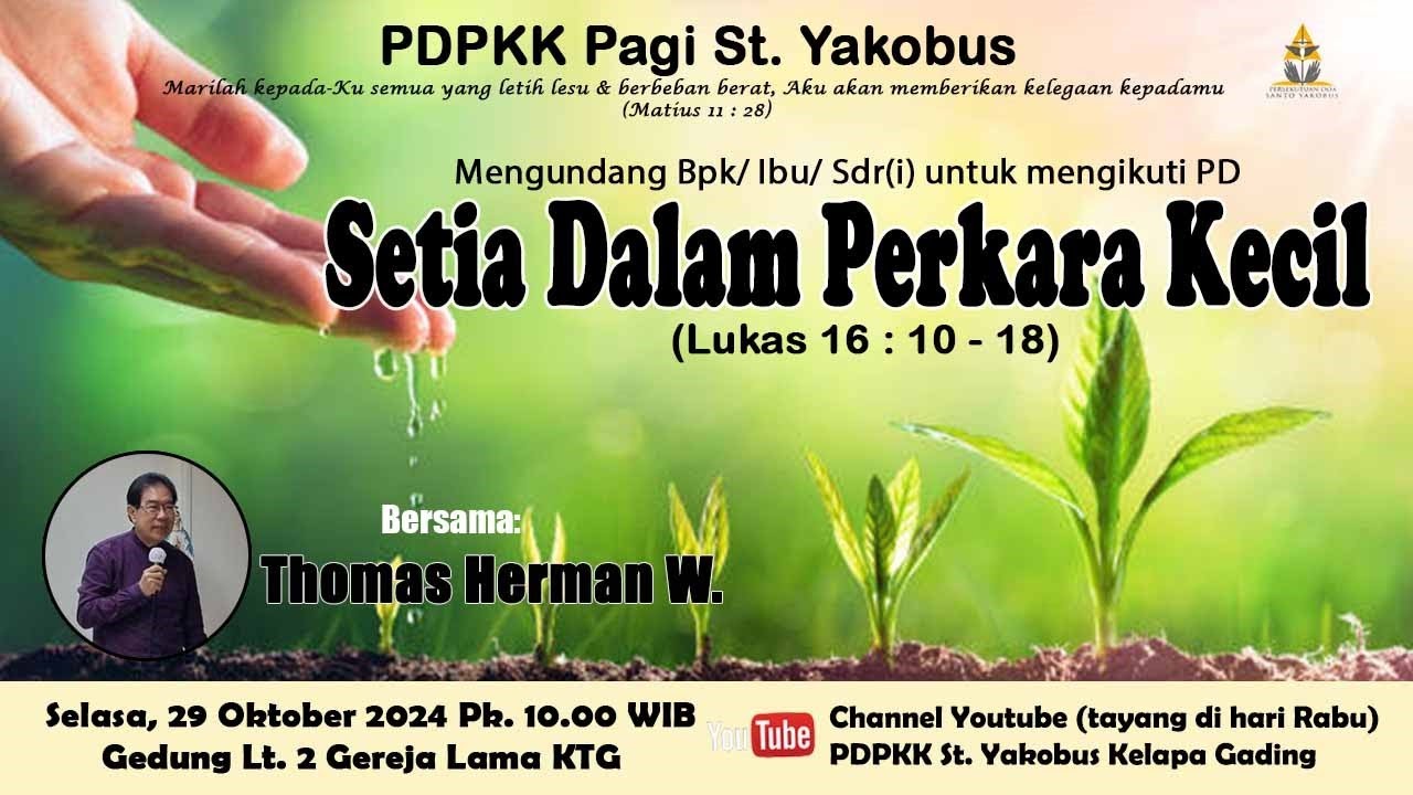 PDPKK Pagi Recorded 29 Oktober 2024 - YouTube