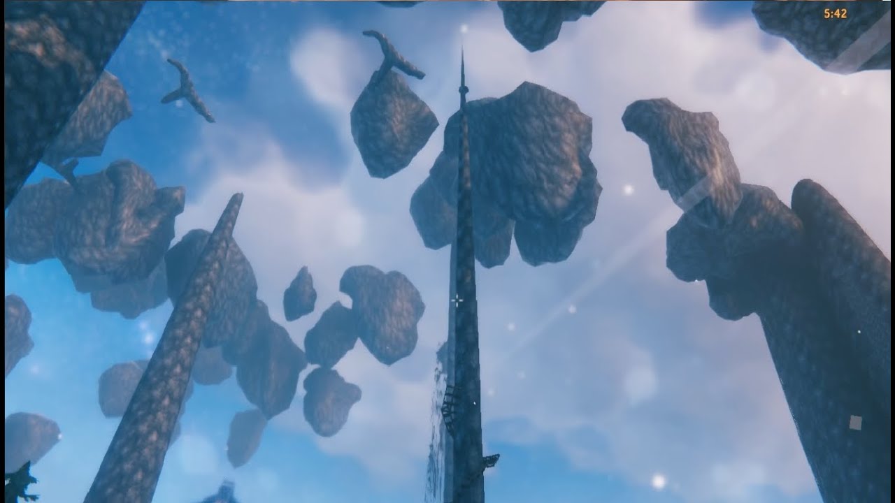 Floating Islands Around Old Ashlands Biome Valheim Ashlands Public Beta ...