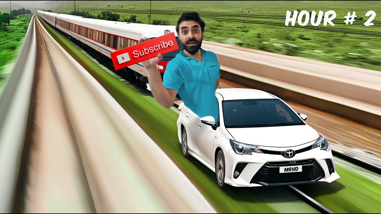 Cars vs Train Racing Challenge 😱🤯 | MrHD - YouTube