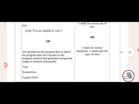 Class 11 Computer Science Answer key Morning shift 29/9/2023 - YouTube