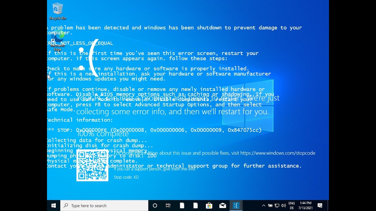 Have fun with the blue screen simulator 3.1 - Windows Programs - YouTube