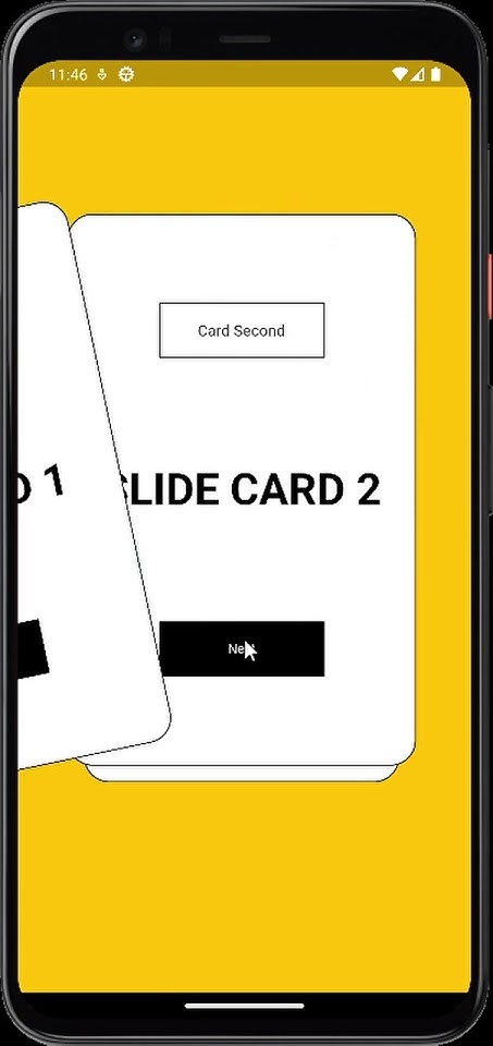 Sliding cards in flutter | Slide transition | Transform rotation ...