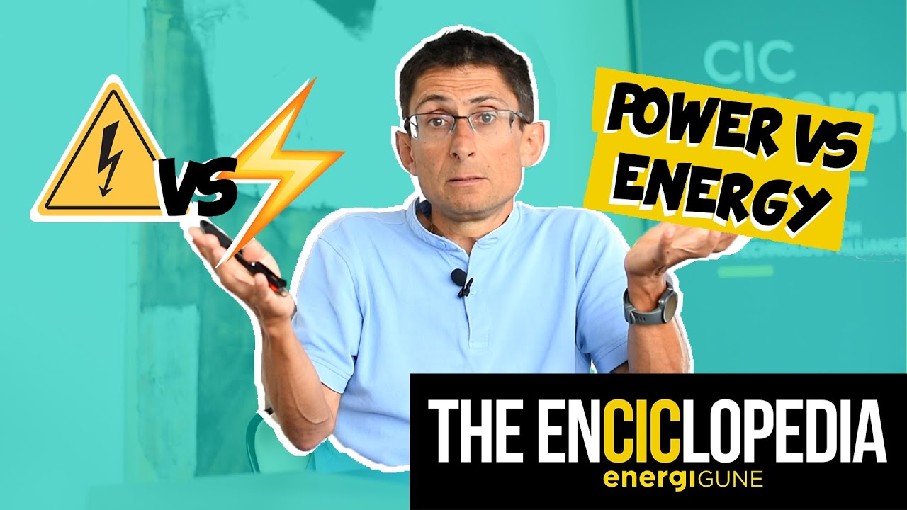 POWER vs ENERGY - 📚The en𝗖𝗜𝗖lopedia by CIC energiGUNE📚 - YouTube