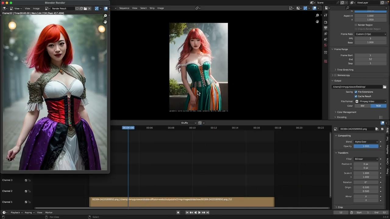 Using Blender 3D to Make FlipBook Animation Video Output - YouTube
