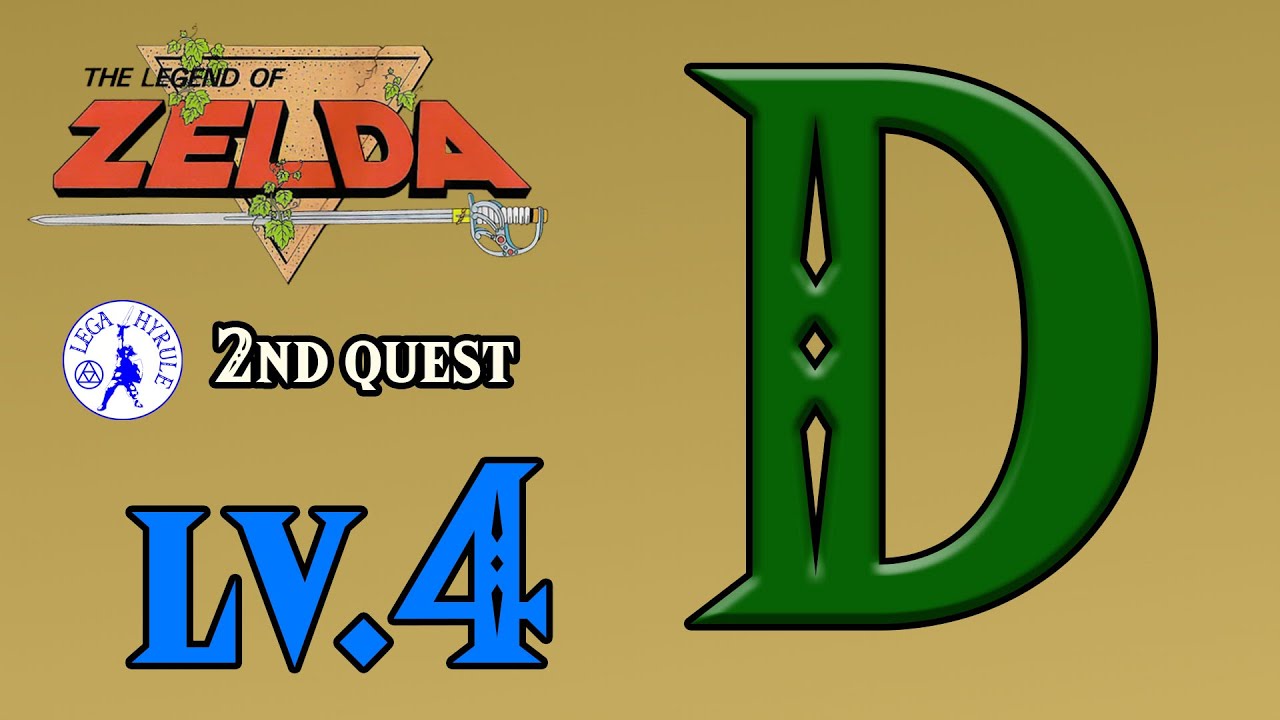 The Legend of Zelda (NES) Second Quest | Dungeon 4: D - YouTube