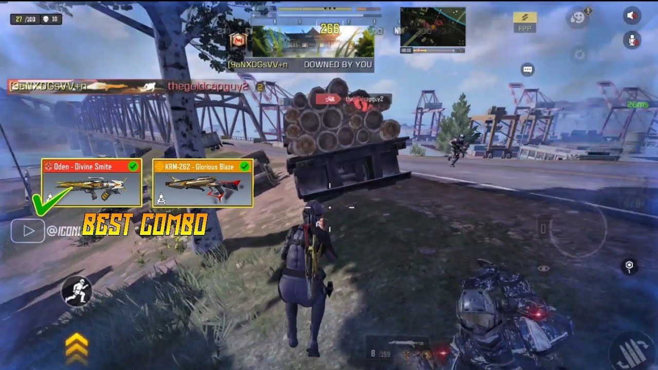 MYTHIC ODEN + KRM is Better than ak117!!?😱 | Best Ground loot Combo in ...