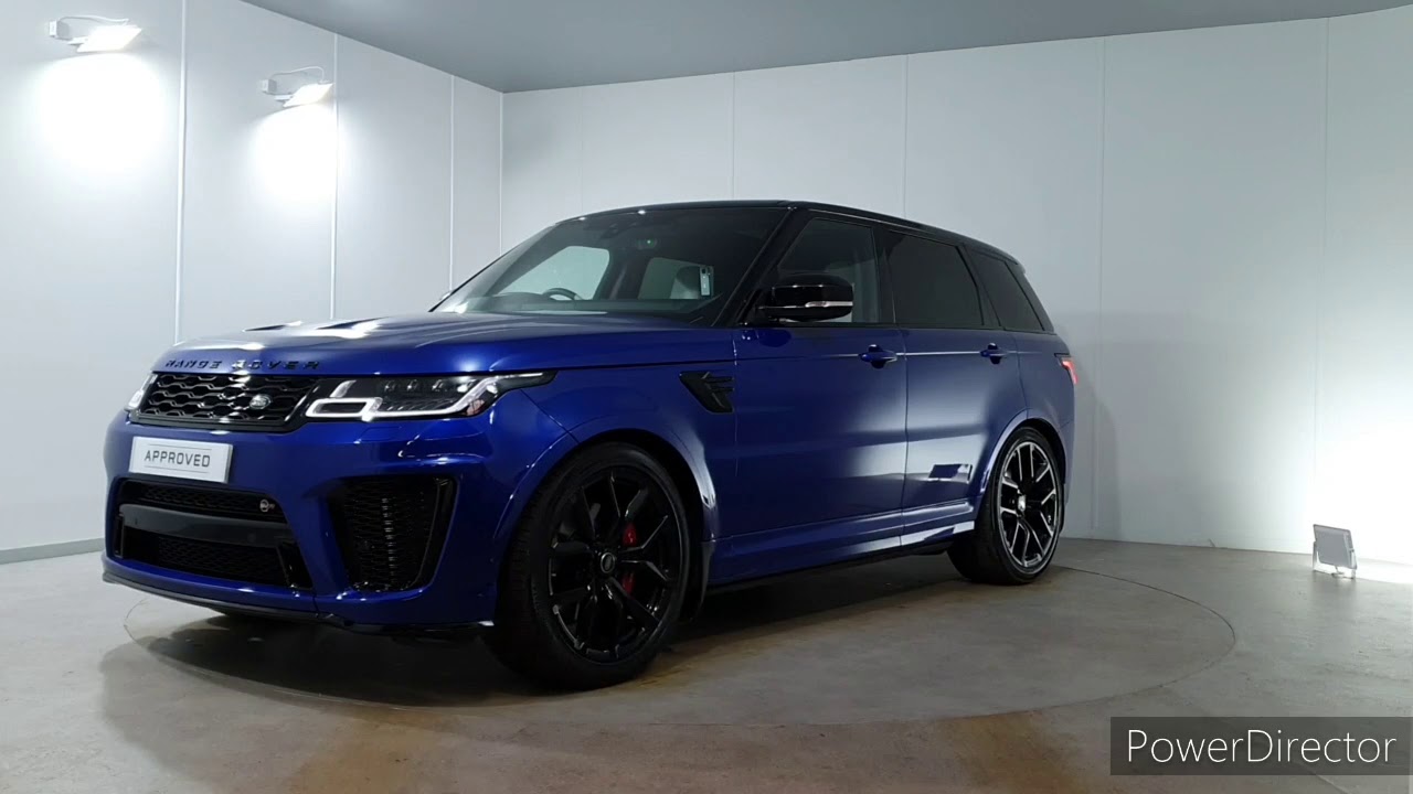 Range Rover Sport SVR Turntable Overview 360° Exterior Exhaust Sound 5. ...