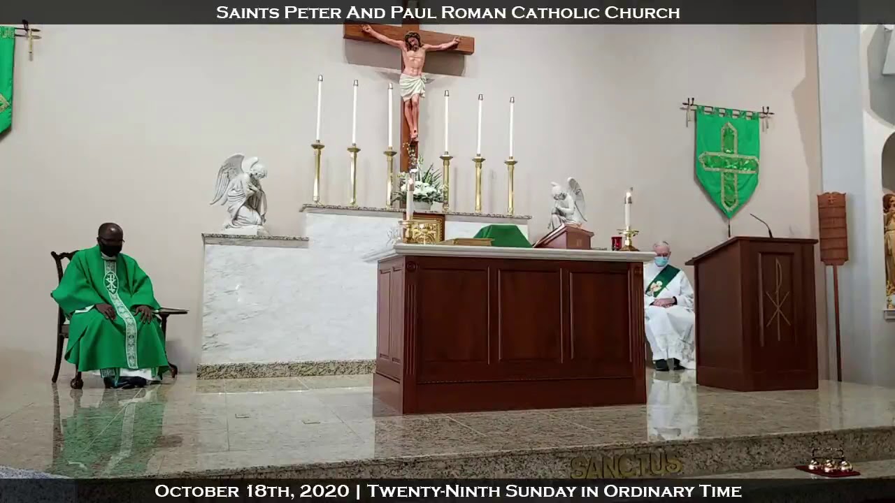 Live Mass - Sunday, October 18th, 2020 - YouTube