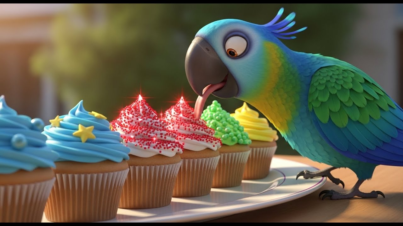 1 The Parrot Who Counted Cupcakes 🦜🧁 - YouTube