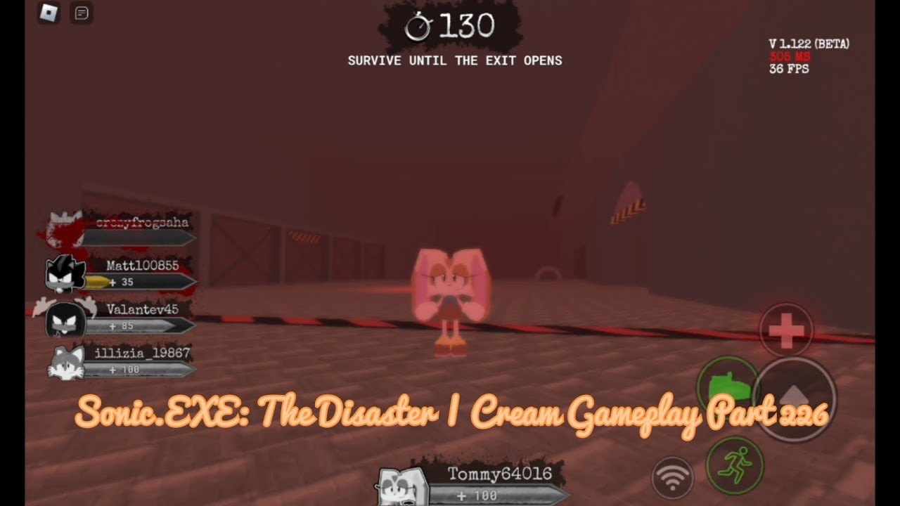 Sonic.EXE: The Disaster | Cream Gameplay Part 226 - YouTube