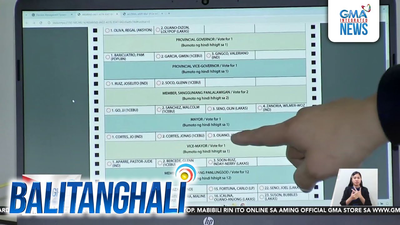 Ballot face template, ipinakita ng Comelec ; muling pag-imprenta ng mga ...