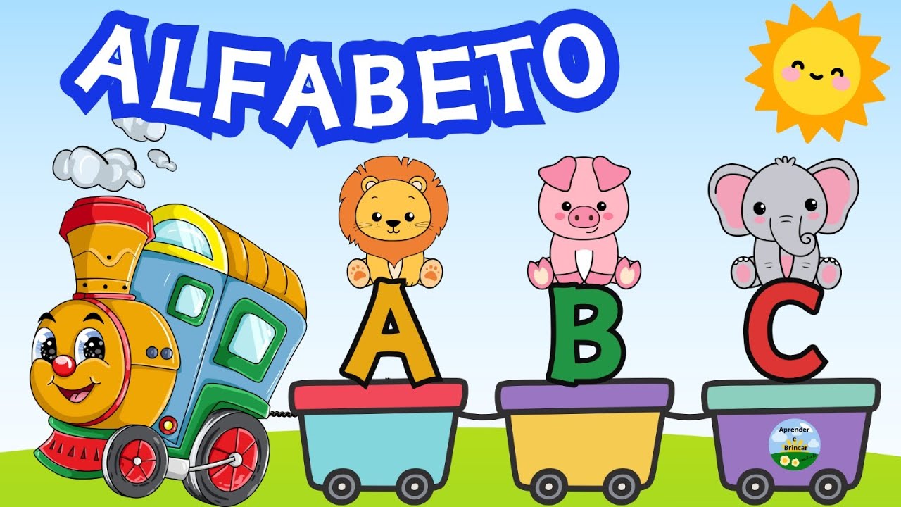Aprender o alfabeto em Português - ABC para crianças - Como ensinar as ...