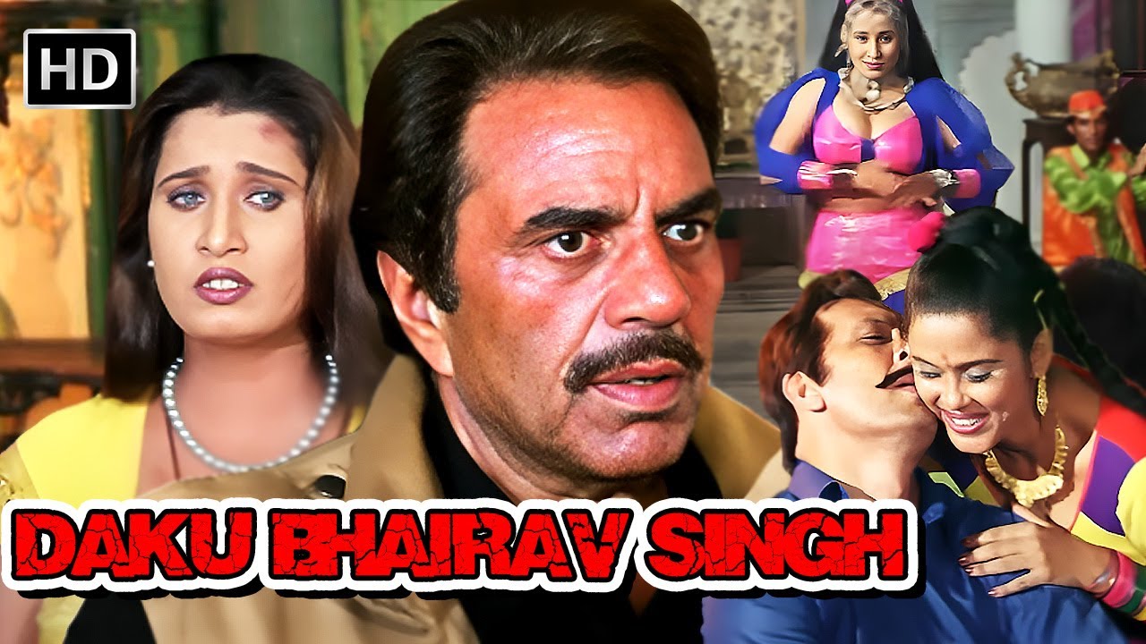 Dharmendra Fights Daakus in ACTION PACKED Movie | Watch DAKU BHAIRAV ...