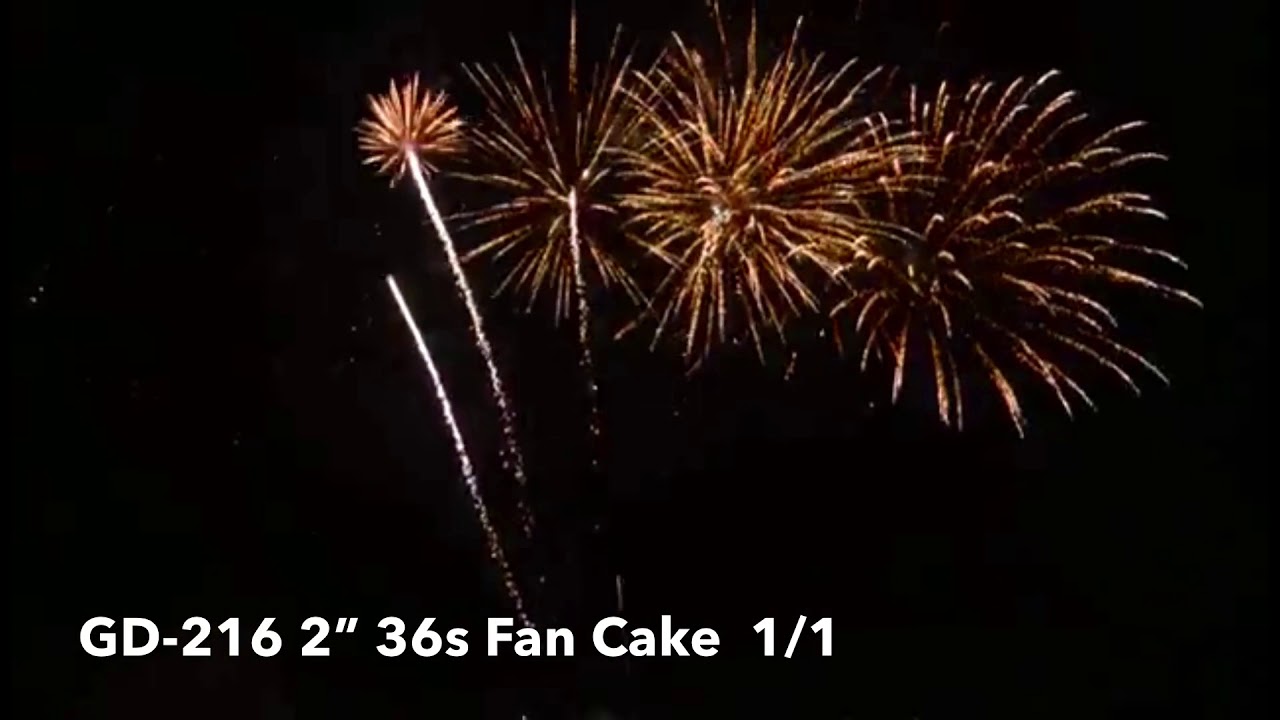 GD-216 2'' 36s Fan Shape Cake 1/1 - YouTube